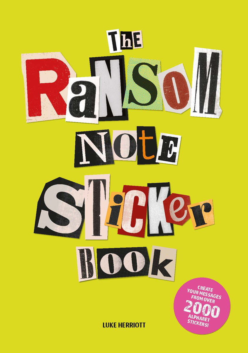 The Ransom Note Sticker Book – CMYK Bookstore
